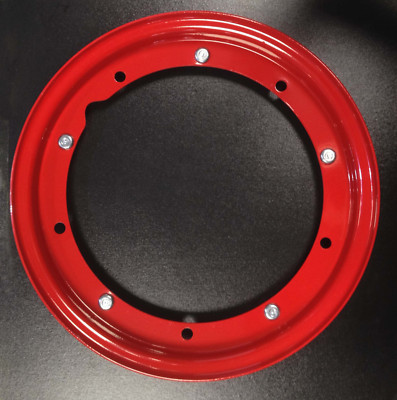 Wheel rim 10" split painted red for Vespa by F.A. Italia | eBay