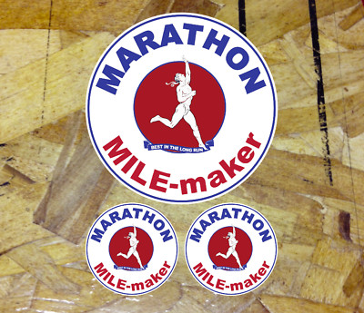 Marathon Gas Gasoline Vintage Style Sticker Decal Gas Pump Oil Can 3.8 ...