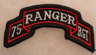 2000'S SPECIAL OPERATION 75TH RANGER REGIMENT SCROLL COLOR MERROWED ...
