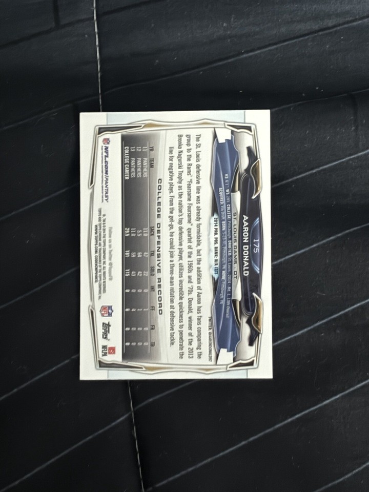 2014 Topps Chrome Aaron Donald Rookie Refractor | eBay