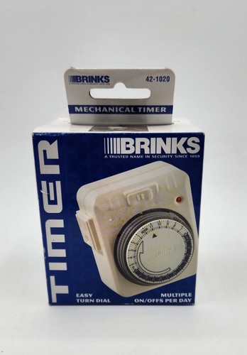 Brinks Mechanical Timer Grounded Plug Control Electrical Domestic 42 ...