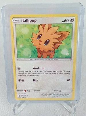 Lillipup 103/149 Pokémon Card 2017 | eBay