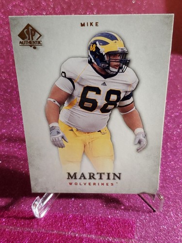 2012 SP Authentic Mike Martin #77 Michigan Tennessee Titans RC Rookie ...