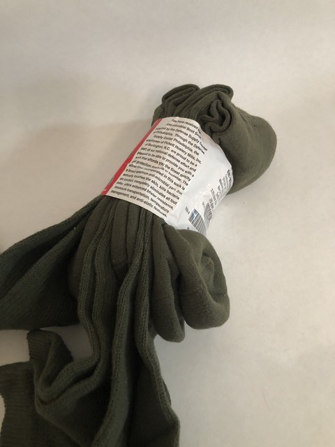 3-pack Military Issue Boot Socks OD Green Medium 10 - 13 Tube Sock DLA ...