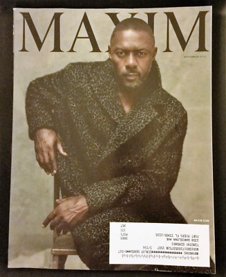 Maxim Magazine September 2015 - Idris Elba - Natasha Liu Bordizzo | eBay