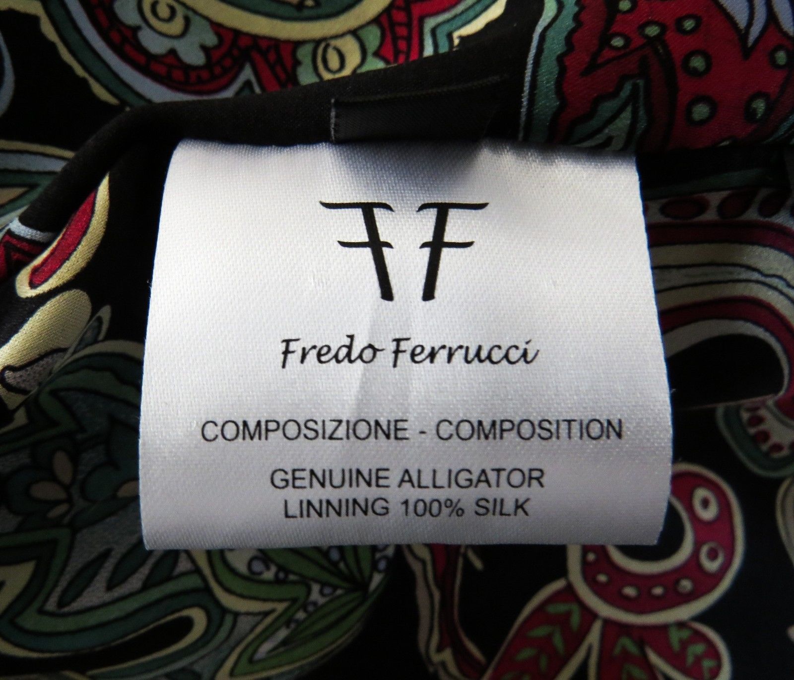 $29340 FREDO FERRUCCI Crocodile Alligator Leather Mink Fur Jacket Size ...