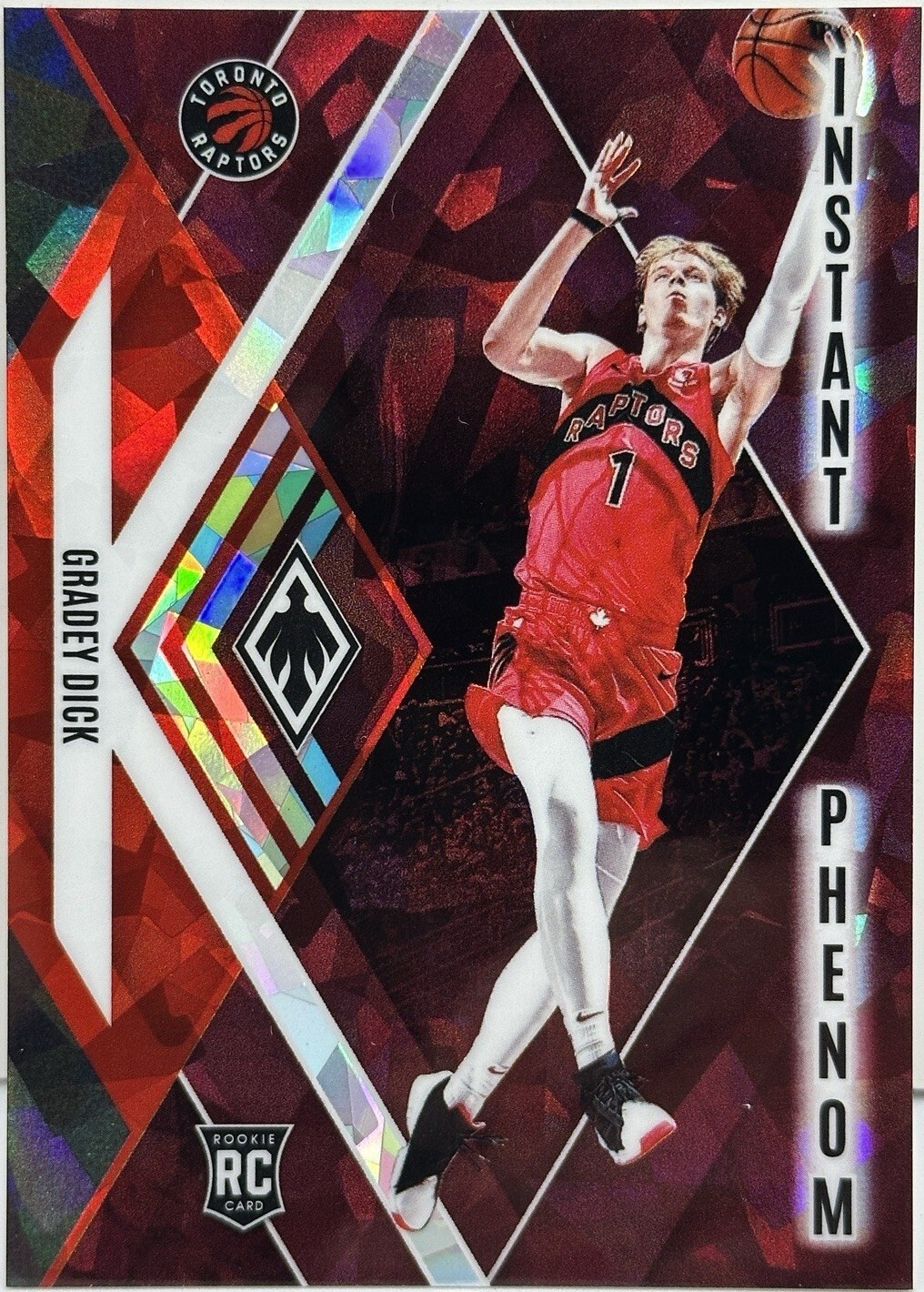 2023-24 Panini Phoenix - Instant Phenom Gradey Dick #23 Maroon Ice /275 ...