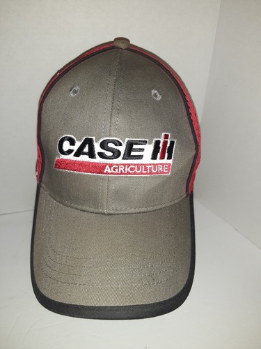 Case IH International Hat Embroidered Logo Grey/Red Cloth Mesh Hook ...