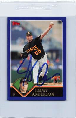 2003 Topps #78 Jimmy Anderson Pirates Signed Auto *H6781 | eBay