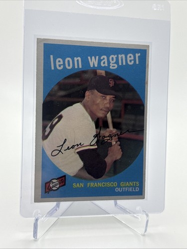 1959 Topps Leon Wagner Baseball Card #257 EX Quality FREE SHIPPING | eBay