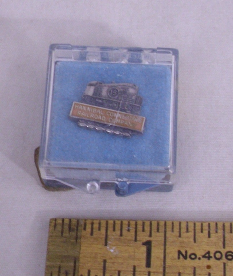 HANNIBAL CONNECTING RAILROAD CO. 15 YEAR EMPLOYEE PIN | eBay
