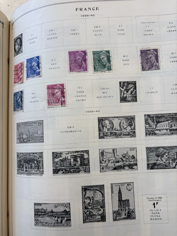 Vintage Scott Intl Postage Stamp Binder Combined Edition Part I 1840 ...