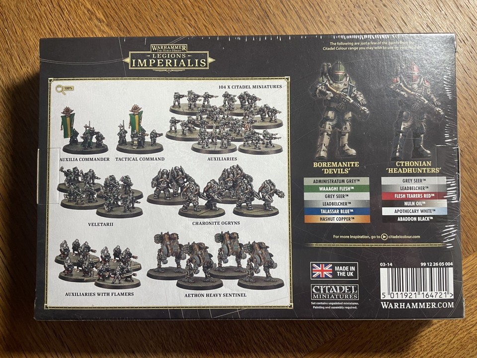 Warhammer Solar Auxilia Infantry Legions Imperialis Epic Sealed | eBay UK