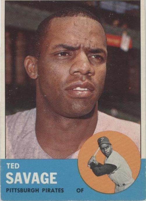 1963 Topps - Semi-High # Ted Savage #508 for sale online | eBay
