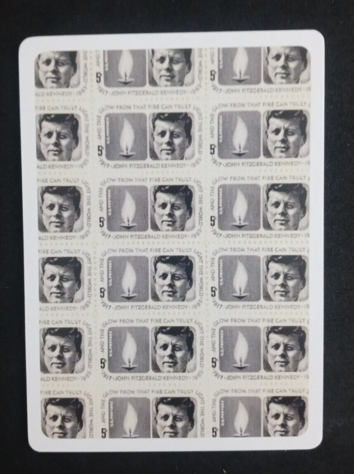 2004 JFK John F Kennedy Playing Card 9 Clubs | eBay