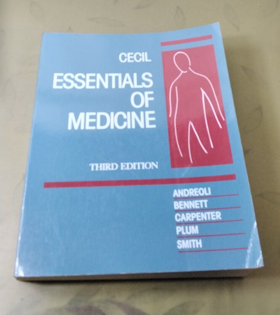 Cecil Essentials of Medicine Third Edition by J. Claude Bennett ...