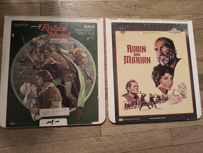 Adventures Of Robin Hood and Robin and Marian RCA Selectavision CED ...