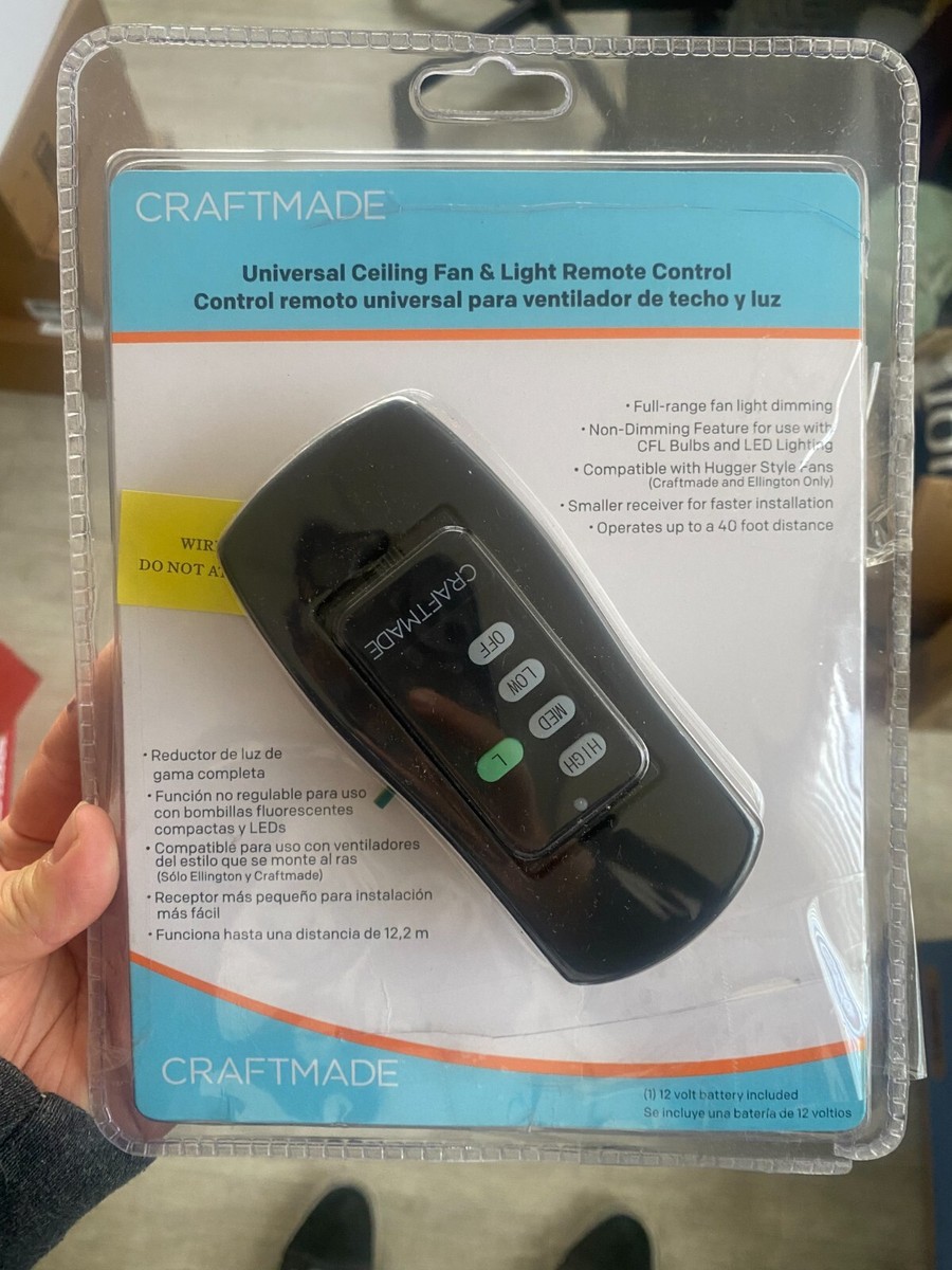 Craftmade Fan Remote Control Craftmade VE58W3 Velocity Aerodynamic