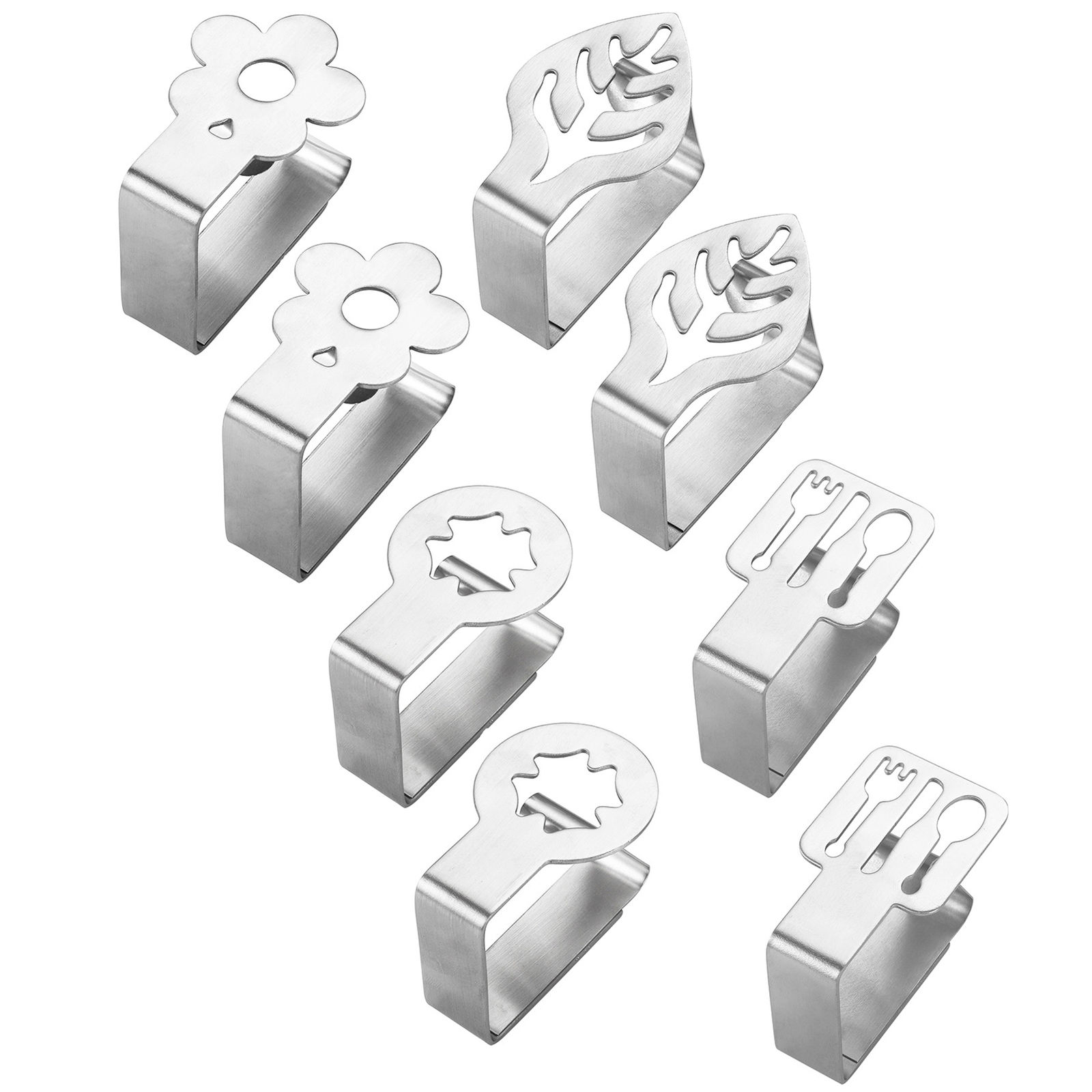8pcs Non Slip Cover Clamps Stainless Steel Garden Home Decor Tablecloth ...
