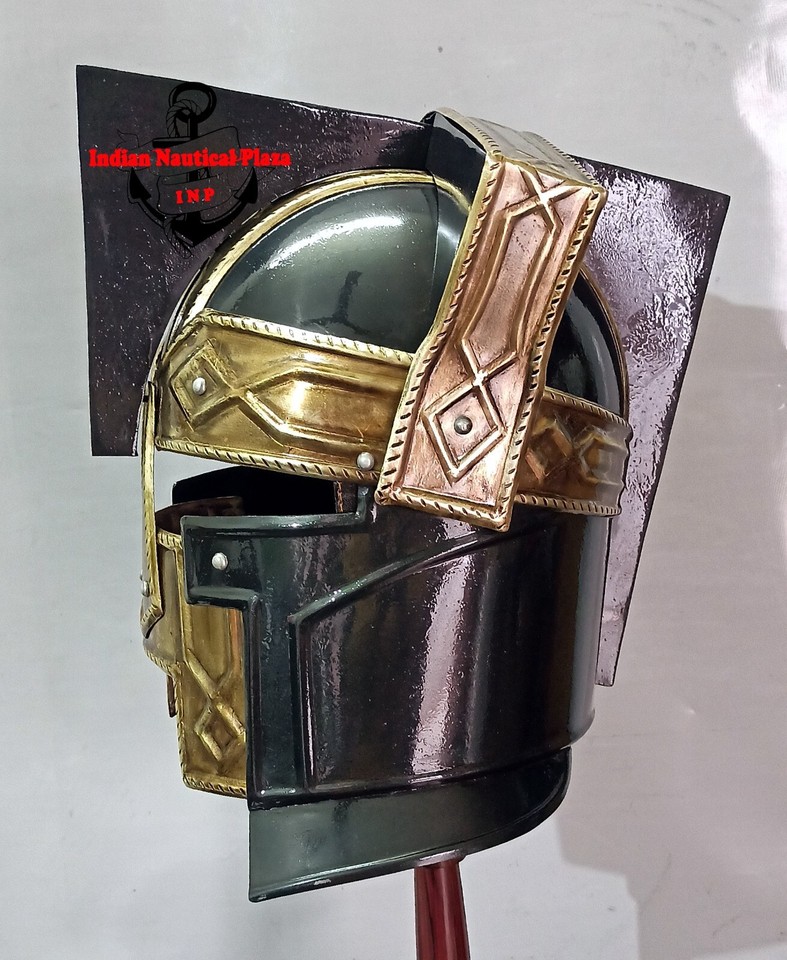 NEW Medieval Steel Moria Dwarves Blackened Helmet/Lotr Helmet Elven ...