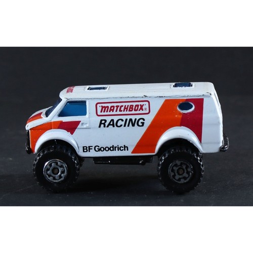 Vintage 1981 Matchbox 4x4 Chevy Van BF Goodrich Racing Team White | eBay