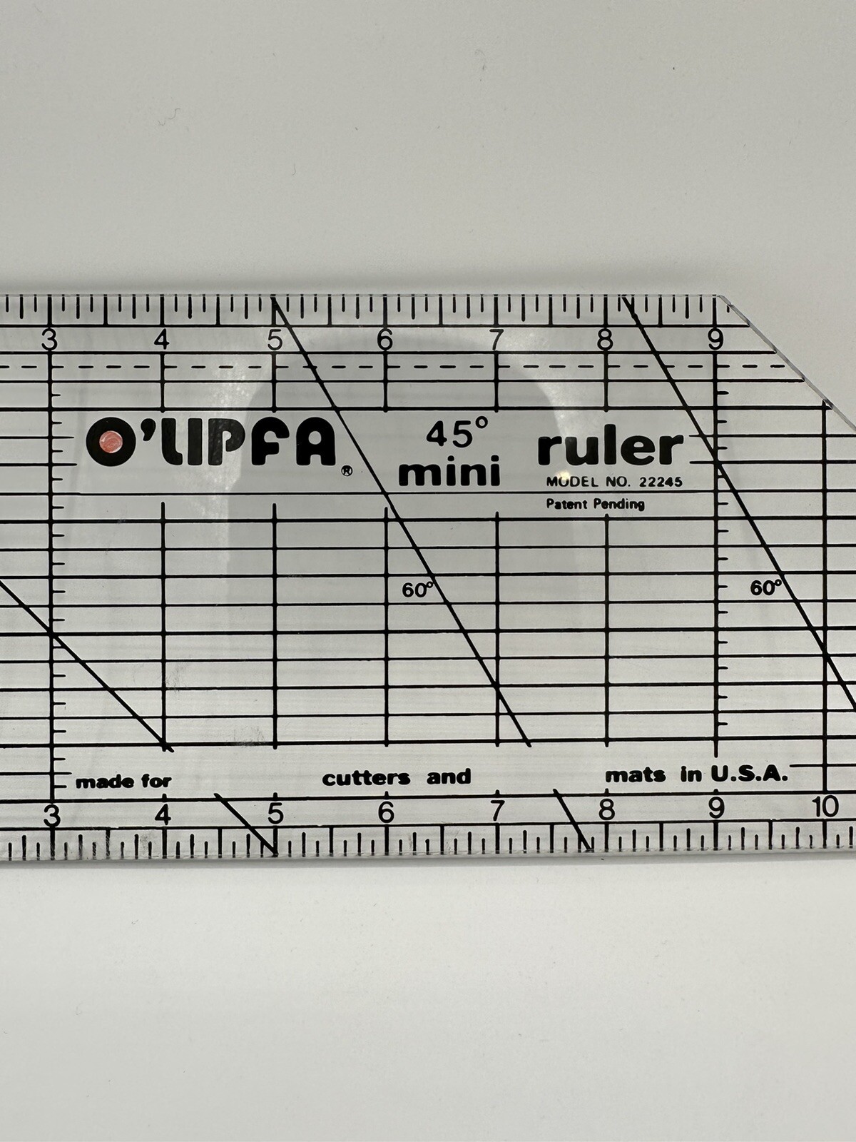 1988 OLFA O'lipfa 45 Degree Mini Ruler #22245 for sale online | eBay