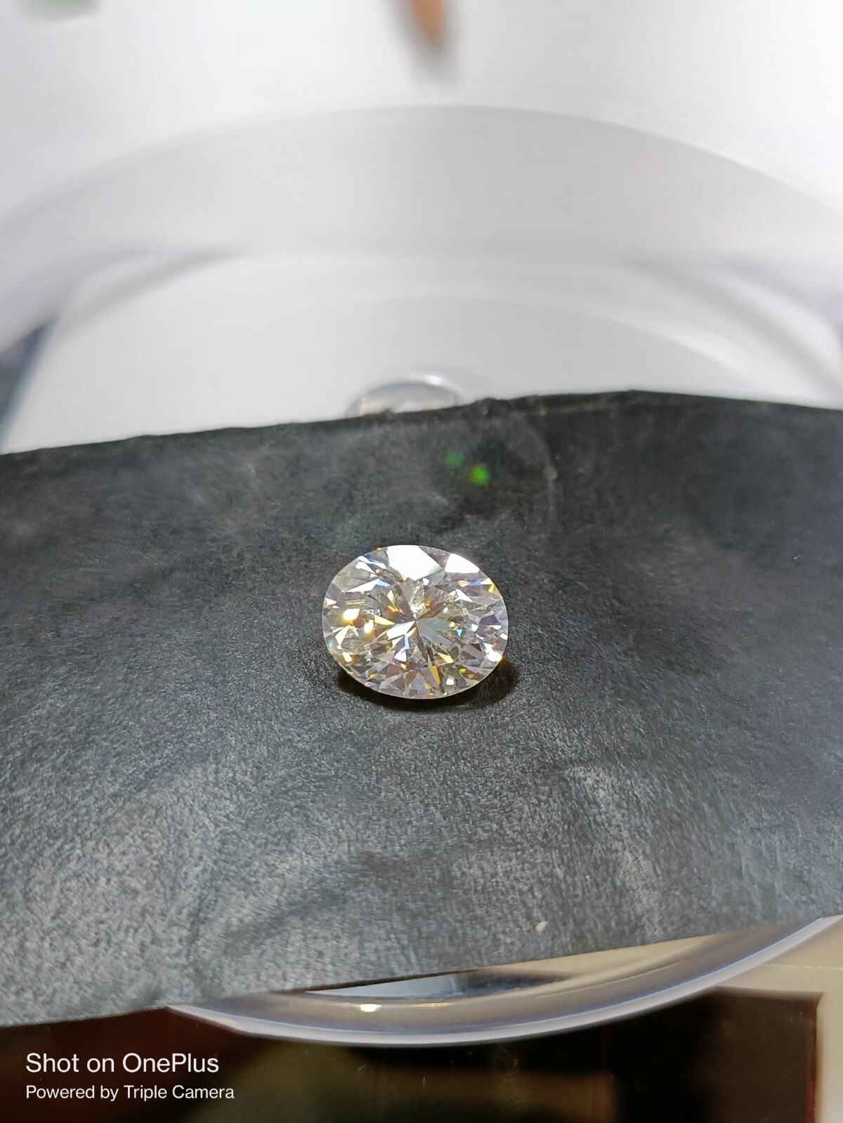 Moissanite Loose Oval Shape Stone Color White Cut Certificate Real ...