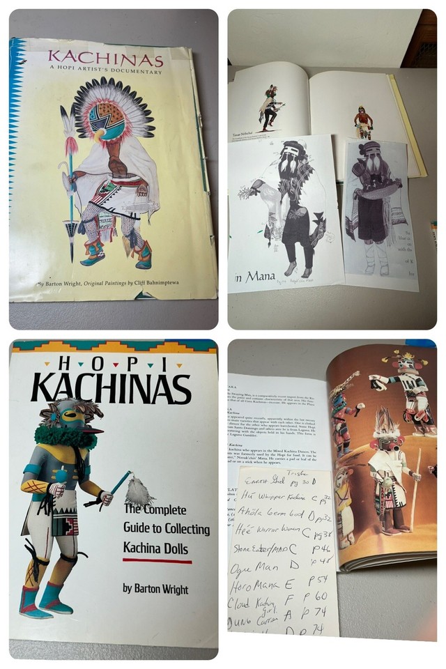 1996 Hand Carved, Embossed & Painted Hopi THE EARTH GOD KACHINA ...