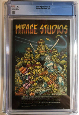 NEW AGE COMICS #1 (1985) 1st color Teenage Mutant Ninja Turtles CGC 9.6 ...