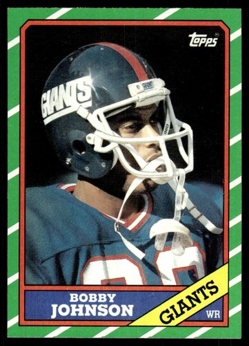 1986 Topps Bobby Johnson New York Giants #142 | eBay