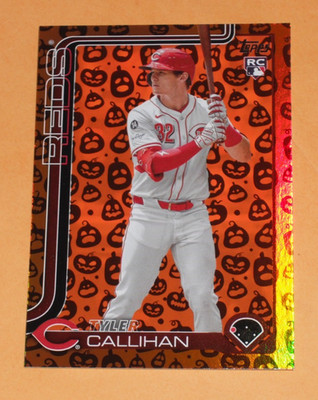 2025 Topps Update Tyler Callihan #US315 Holiday Jack O'Lantern Foil ...