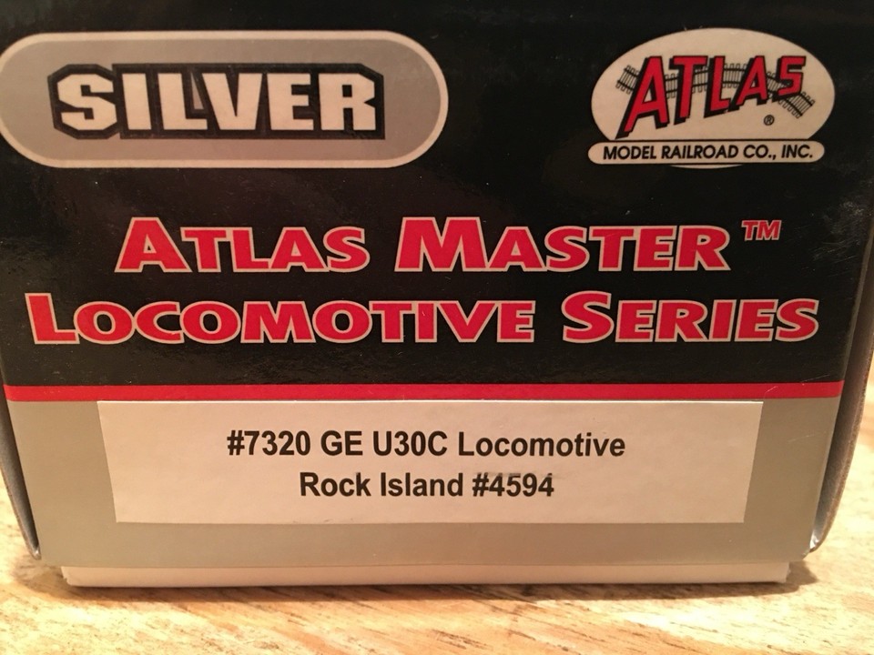 HO Atlas 7320 Rock Island GE U30C Powered Diesel Locomotive RI #4594 | eBay