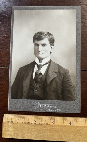 Photo on Board, Man Named Jack Bundy, Raised white Collar, Hillsboro ...