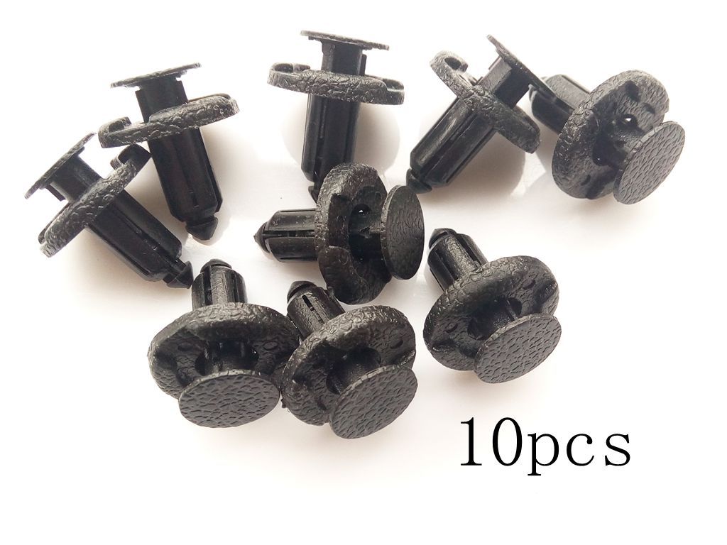 10 Bumper & Radiator Support Clip Push Type Retainer Fits For Nissan ...