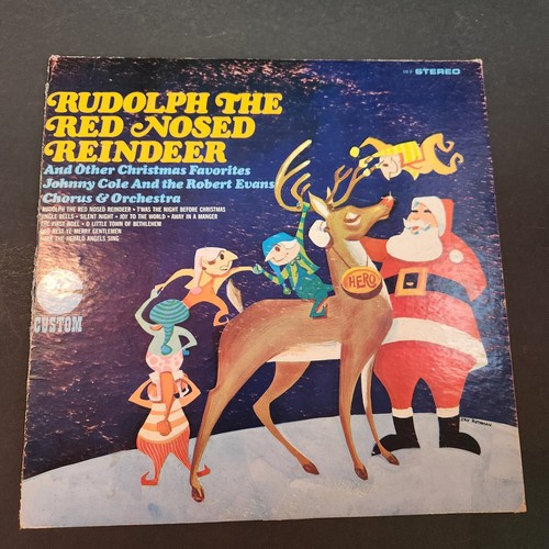 1961 Johnny Cole Rudolph The Red Nosed Reindeer 33 Vinyl & Other ...