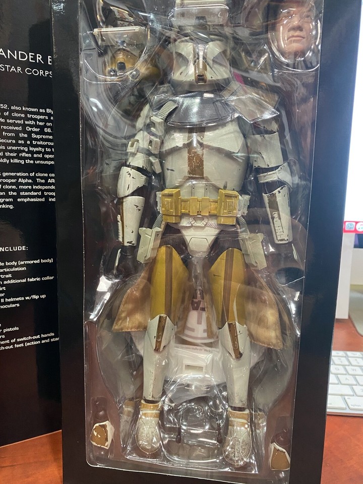 SIDESHOW EXCLUSIVE STAR WARS COMMANDER BLY 327TH STAR CORPS 1:6 SCALE ...