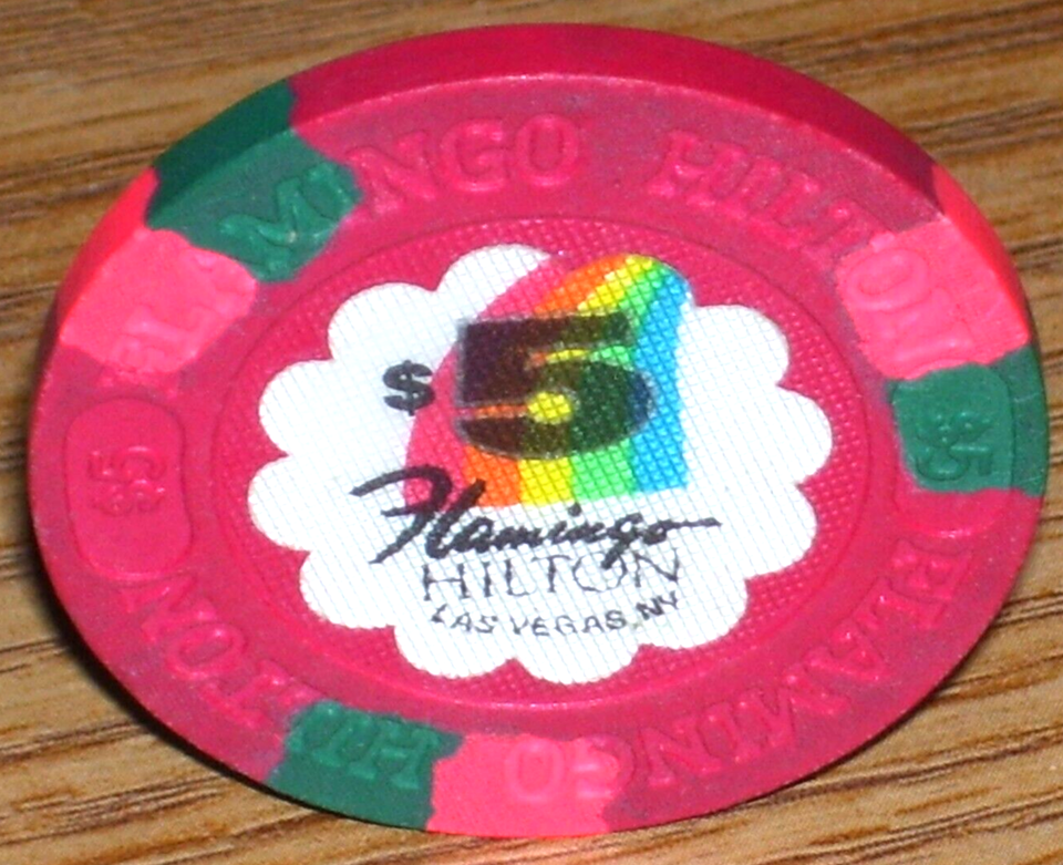 $5 15TH EDT GAMING CHIP FROM THE FLAMINGO HILTON CASINO LAS VEGAS NV | eBay
