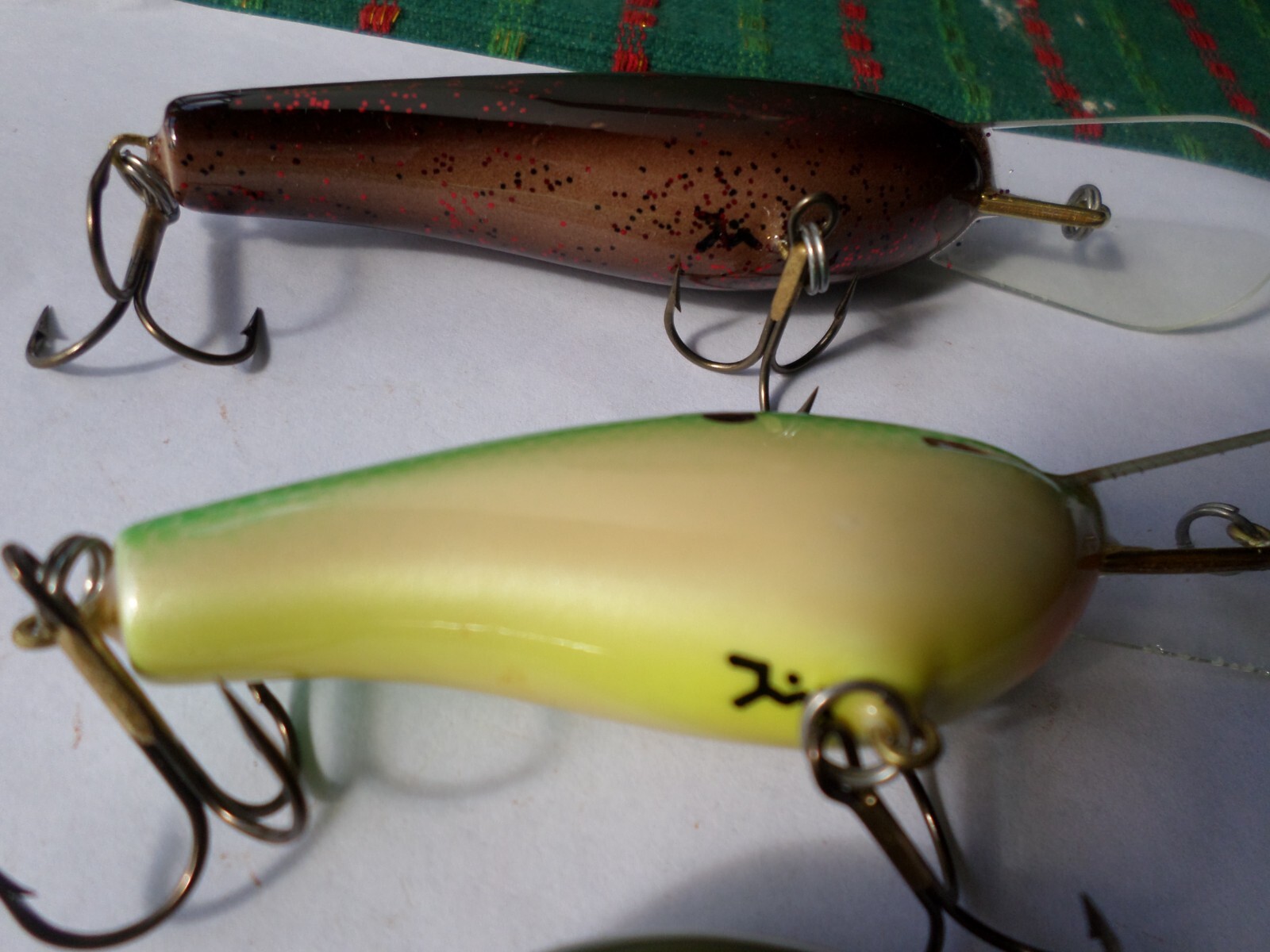 4 Discontinued Walter "WALLY G" Lawrence Balsa Baits Handmade lures ...
