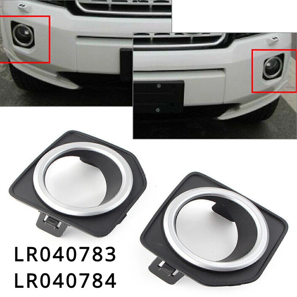 1 Pair Front Bumper Fog Lamp Cover Bezel For Land Rover Freelander 2 ...