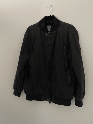 Crooks and Castles size XL Jacket Denim Lined With A Soft Black | eBay