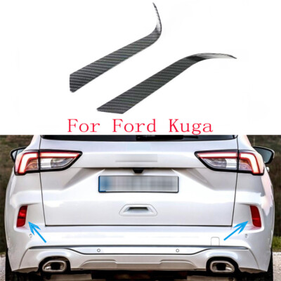 Carbon Tail Rear Fog Light Lamp Frame Cover Trim fit for Ford Kuga 2020 ...
