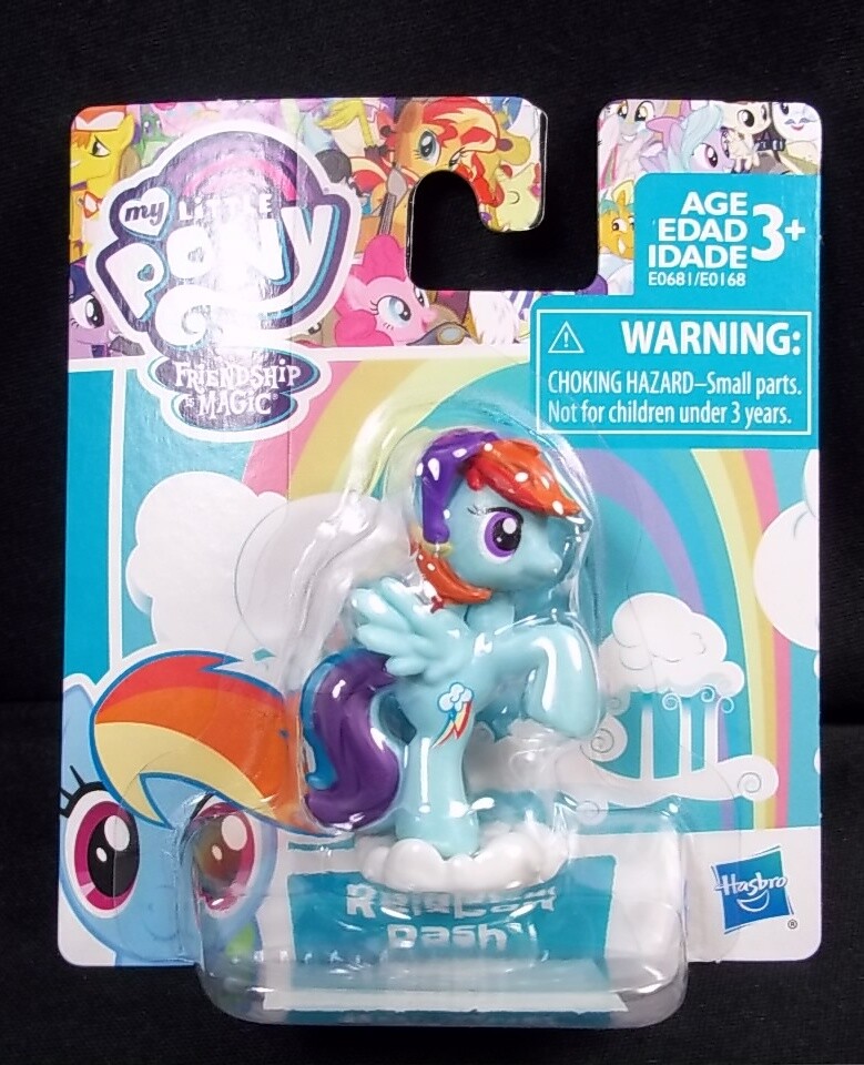 My Little Pony Friendship Is Magic Hasboro Mini Figure Toy Rainbow Set ...