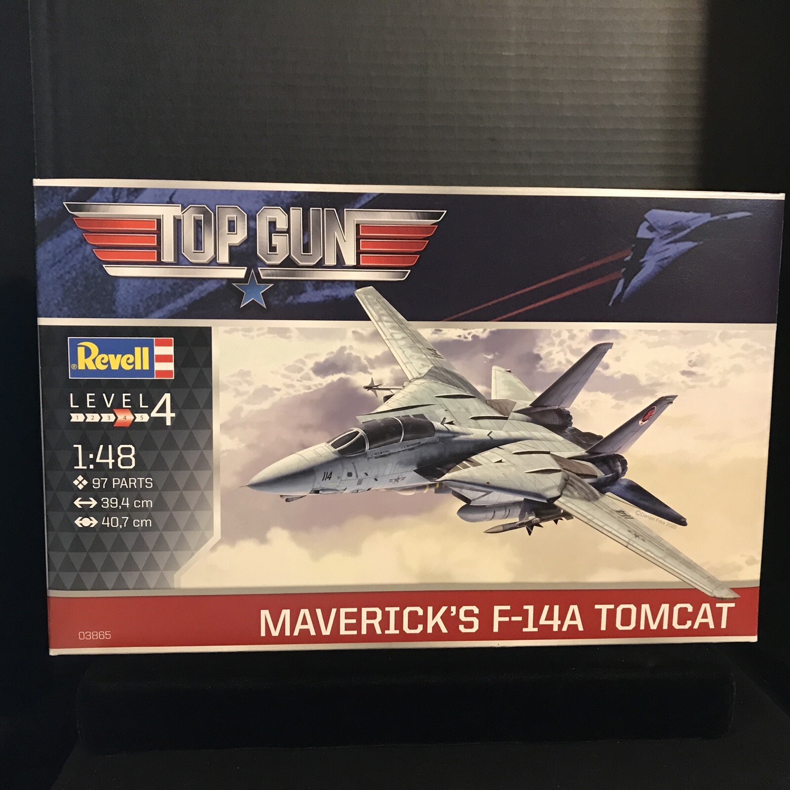 REVELL 03865 TOP GUN MAVERICK’S F-14A TOMCAT MODEL KIT-NIB-1:48 SCALE ...