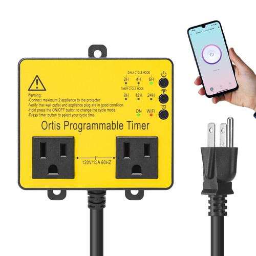 WiFi Above Ground Pool Timer Switch, Ortis Smart Pool Timer with Smart ...