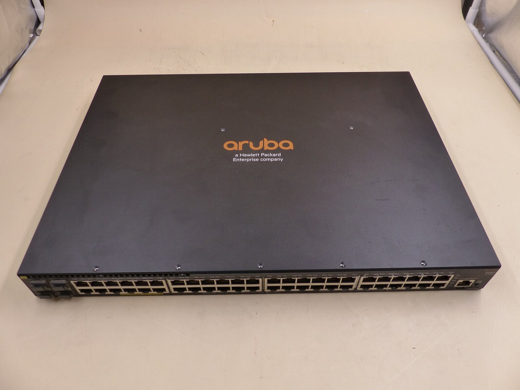 HPE ARUBA JL558A 2930F 48G POE 740W 48 PORT GIGABIT SWITCH | eBay