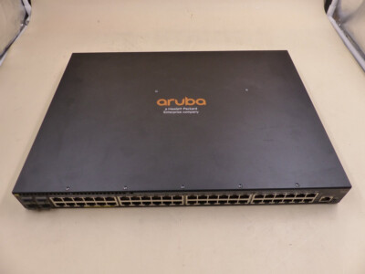 HPE ARUBA JL558A 2930F 48G POE 740W 48 PORT GIGABIT SWITCH | eBay