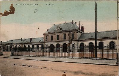 CPA ROANNE La Gare (339213) | eBay