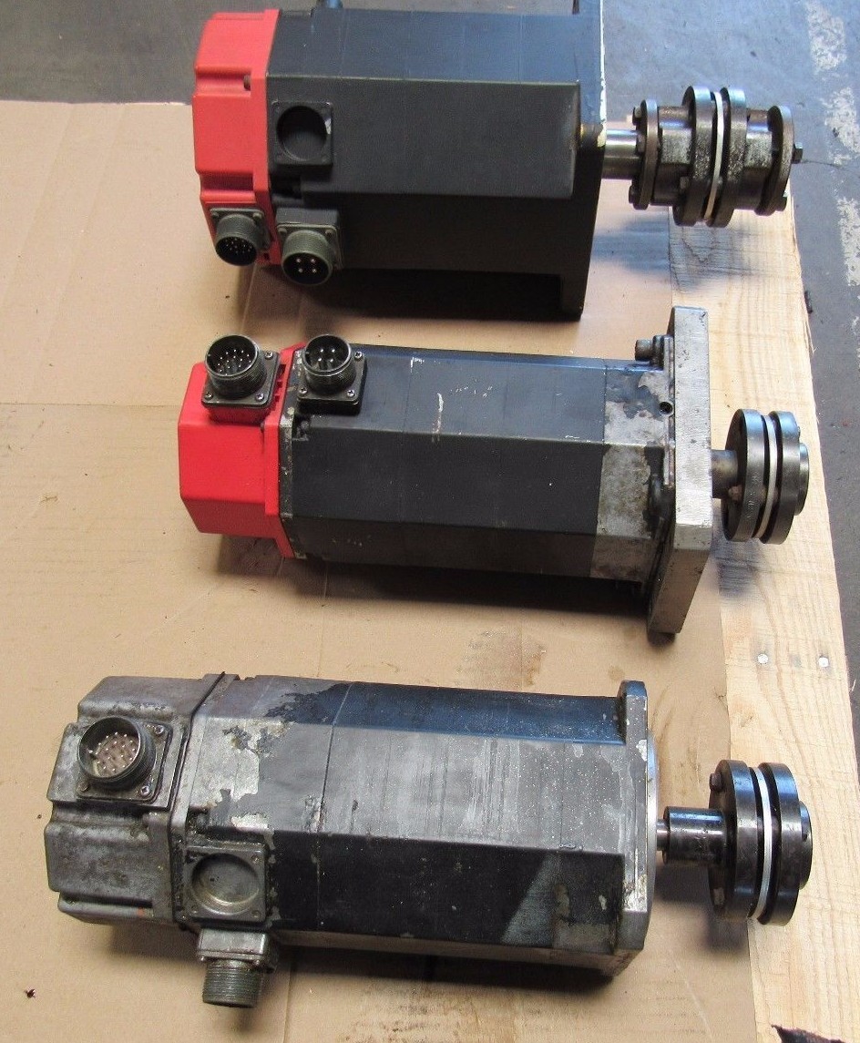 FANUC AC SERVO MOTOR X Y Z AXIS, W FANUC 10M SYSTEM FR TAKISAWA MAC-V2E ...