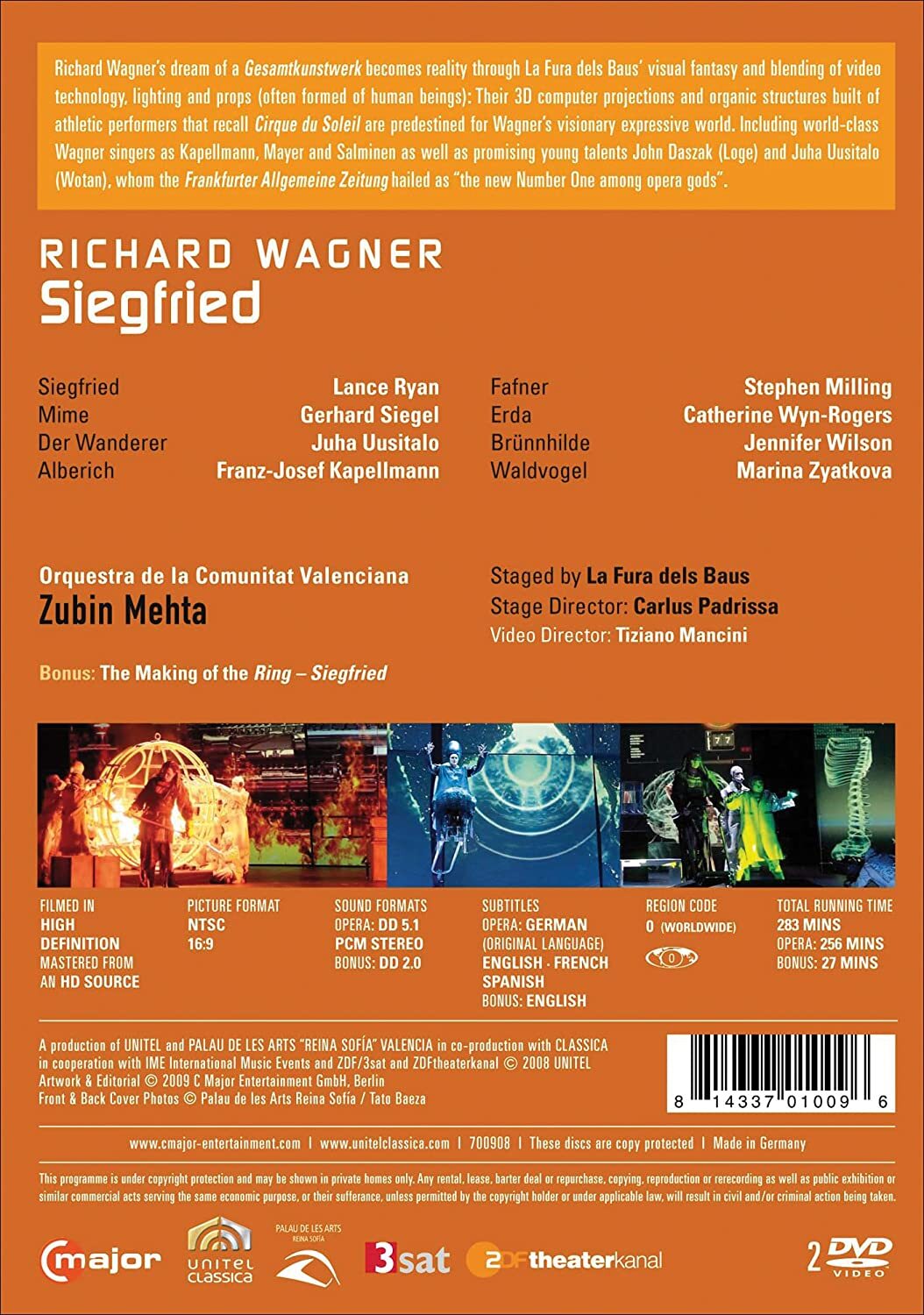 Wagner: Siegfried (Siegfried Staged By La Fura Dels Baus) conducted by ...