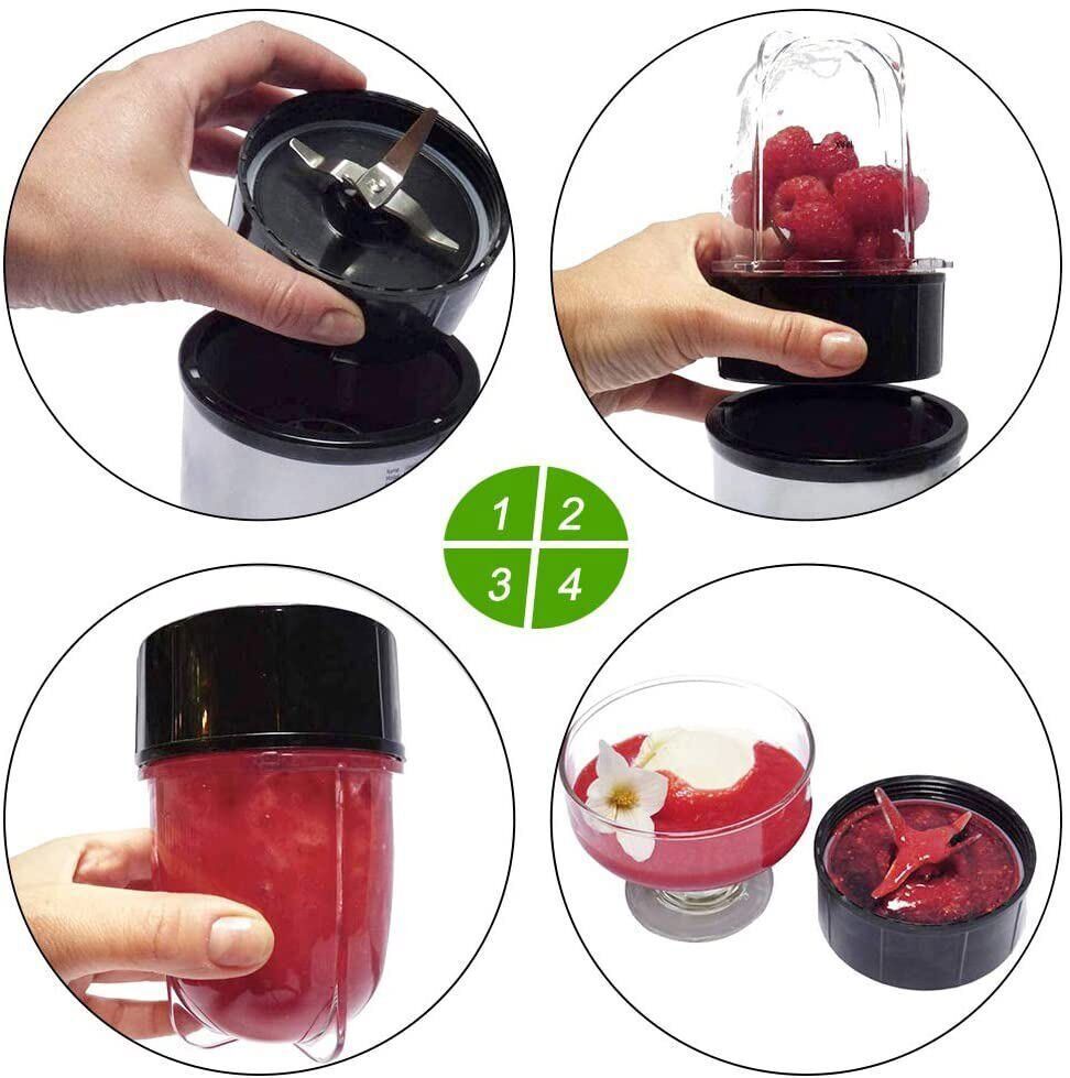 2PCS REPLACEMENT PARTS CROSS BLADE FOR MAGIC BULLET BLENDER-MB1001 ...